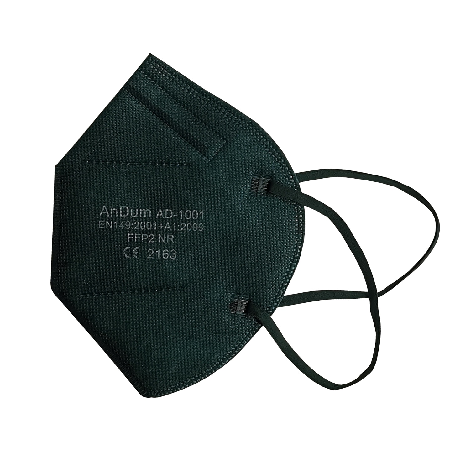 Masca Verde inchis FFP2, model AD-1001, 5 straturi, Conforma cu CE 2163 ...