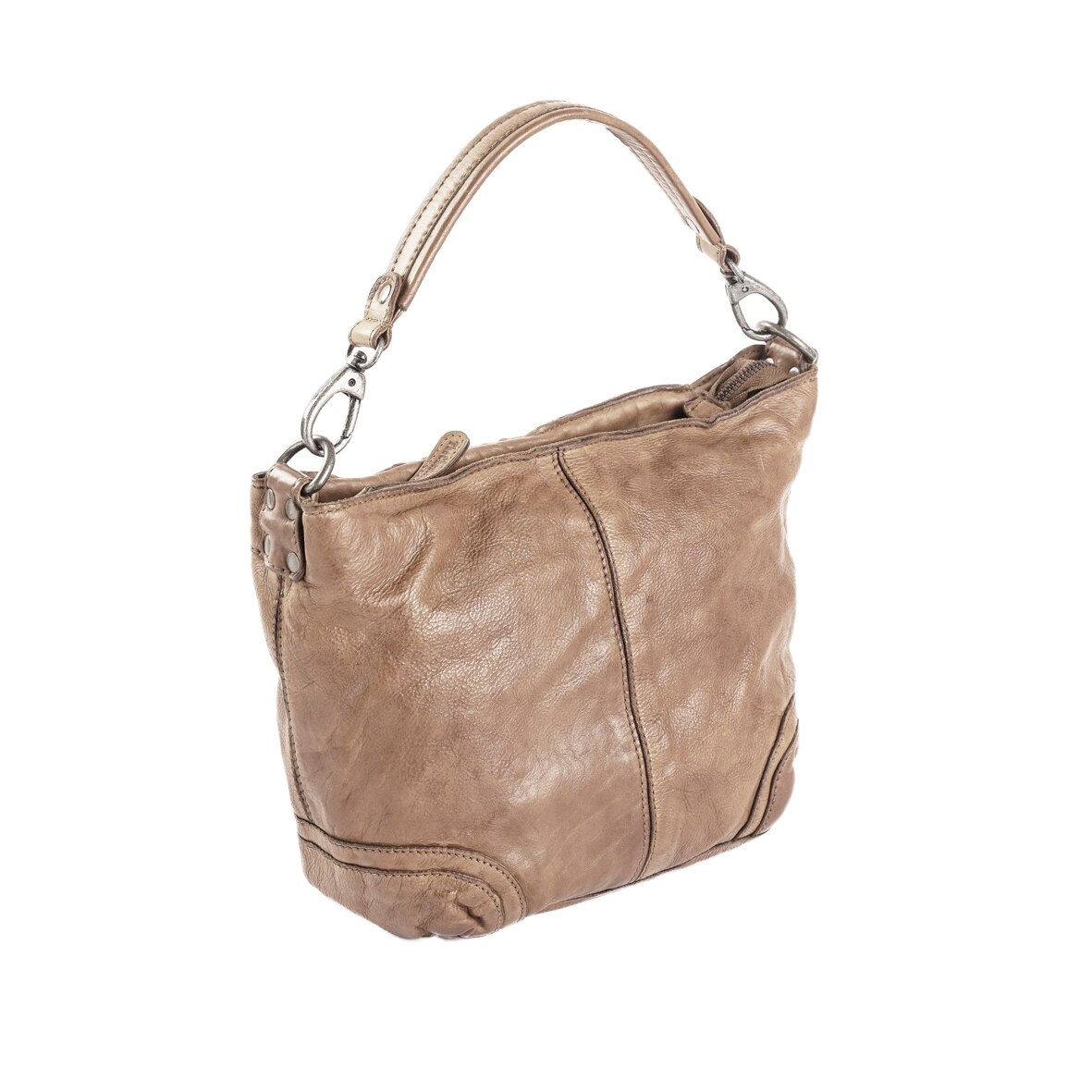 Дамска чанта Chesterfield, Lisa, естествена кожа, бежов - eMAG.bg