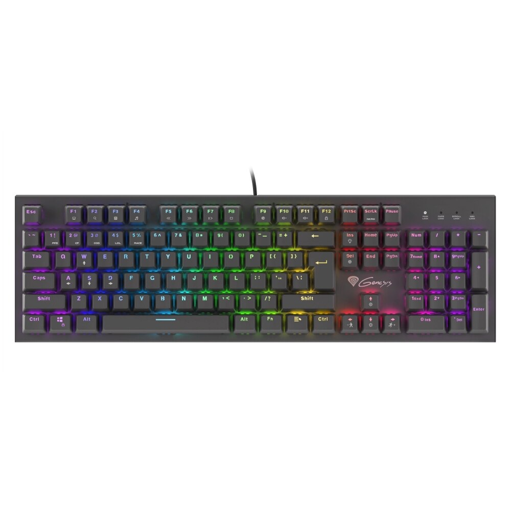 Клавиатура Genesis Mechanical Gaming Keyboard Thor 300 RGB US Layout ...