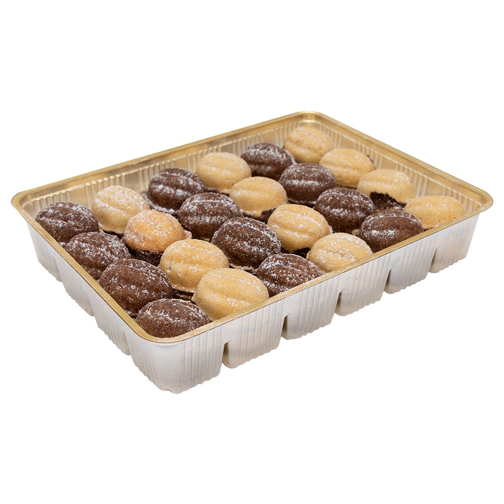 Nuci umplute cu crema de cacao si nuca, 650 gr, 24 bucati, ambalate in ...