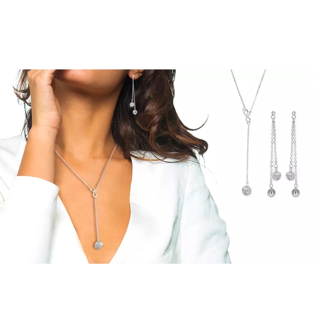 Set Bijuterii dama, Gleeven, Argint, Argintiu - eMAG.ro