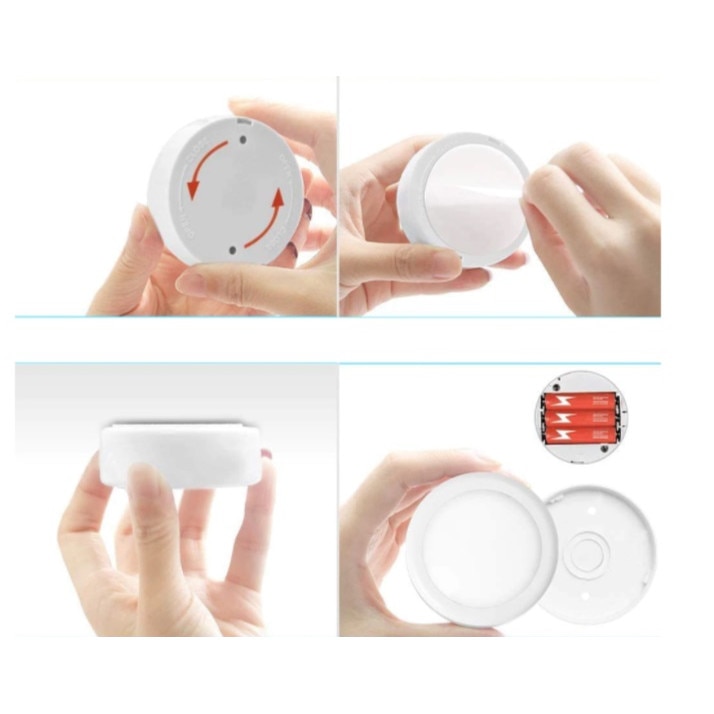 Set 2 becuri LED cu baterii si telecomanda - eMAG.ro