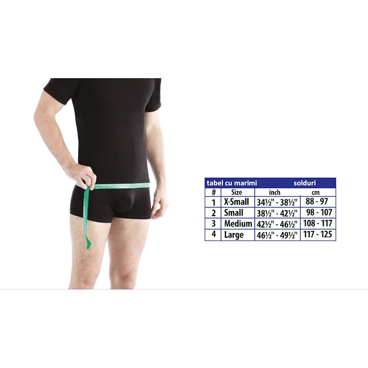 Centura pentru hernie inghinala,Toros Group,Marime M,Partea stanga,Bej ...