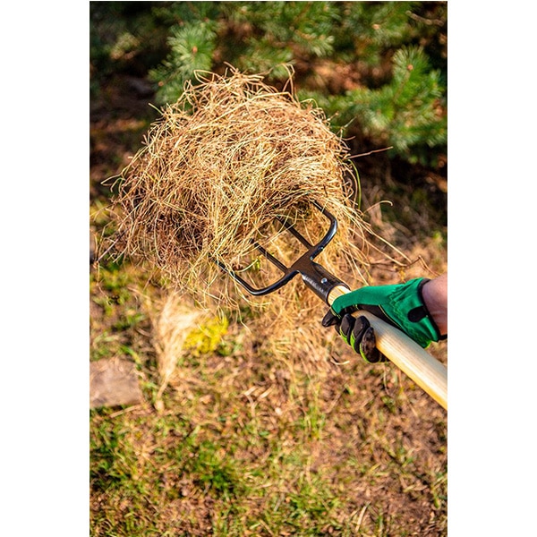 Furca universala cu 4 dinti, coada de lemn, Verto 15G040 - eMAG.ro