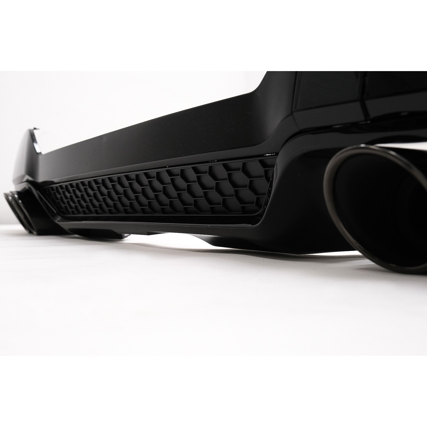 Difuzor Bara Spate Evacuare Dubla cu Ornamente evacuare compatibil cu BMW X3 G01 LCI M-Sport ...