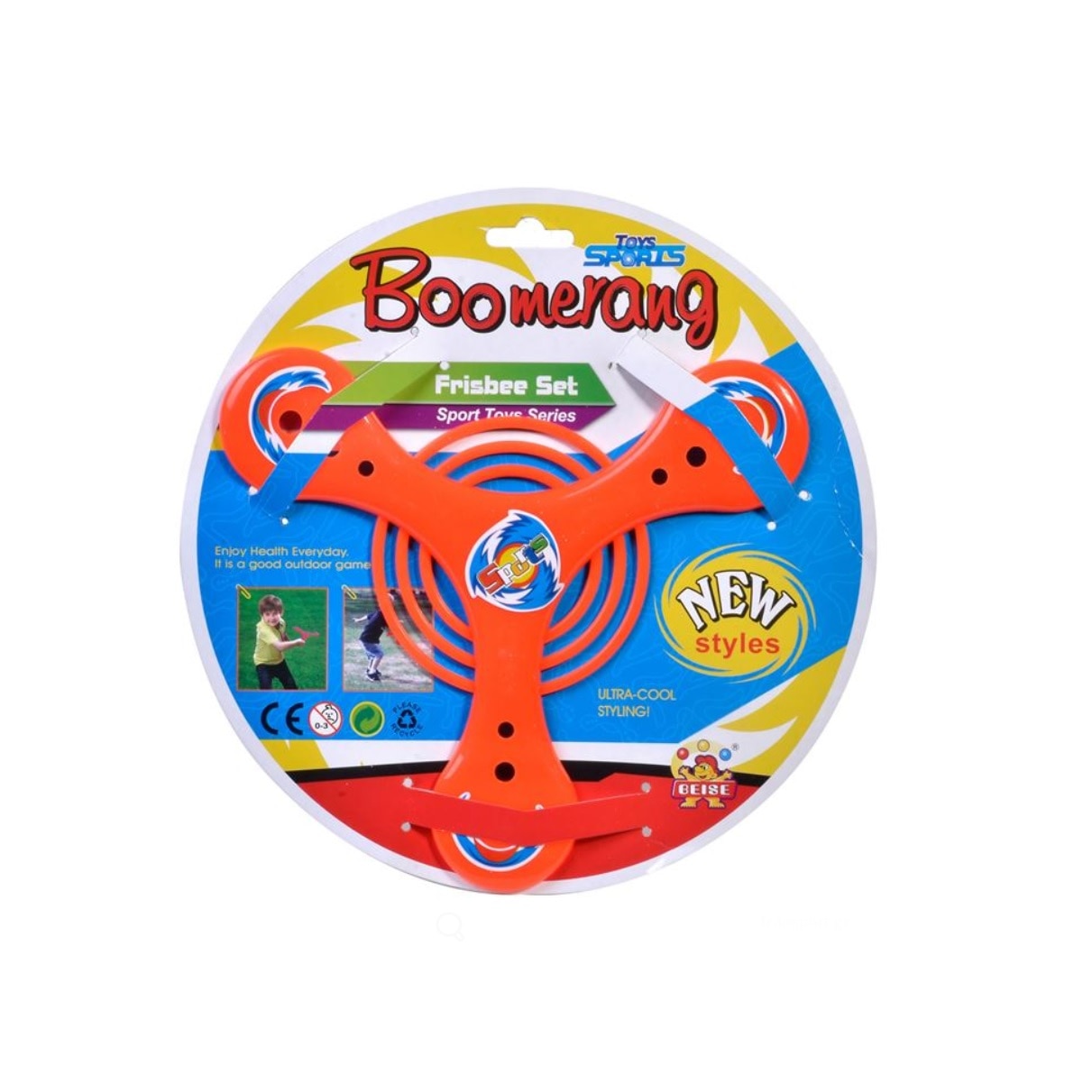 Boomerang din plastic 18 cm portocaliu - eMAG.ro