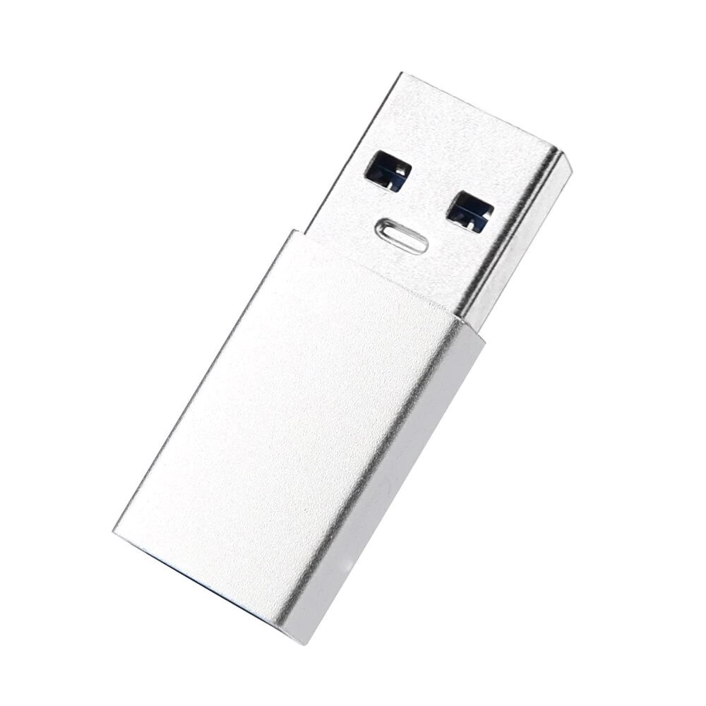 Адаптер USB тип MTP Premium C женски към USB 3.0 мъжки сребрист - eMAG.bg