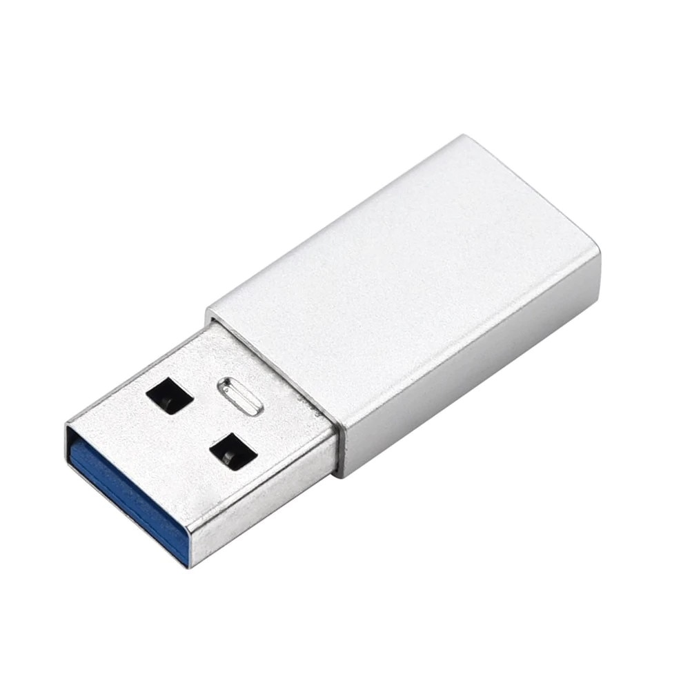 Адаптер USB тип MTP Premium C женски към USB 3.0 мъжки сребрист - eMAG.bg