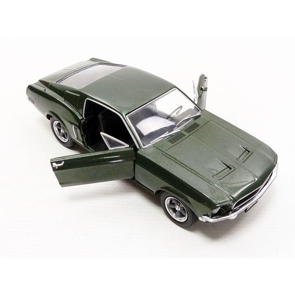 Macheta auto Ford Mustang GT Bullitt (1968), 1:24, Verde, Greenlight ...