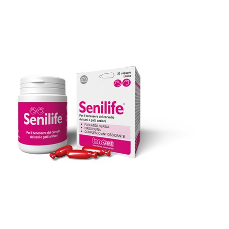 Supliment nutritiv pentru caini, pisici, Innovet, Senilife Plus 60 caps ...