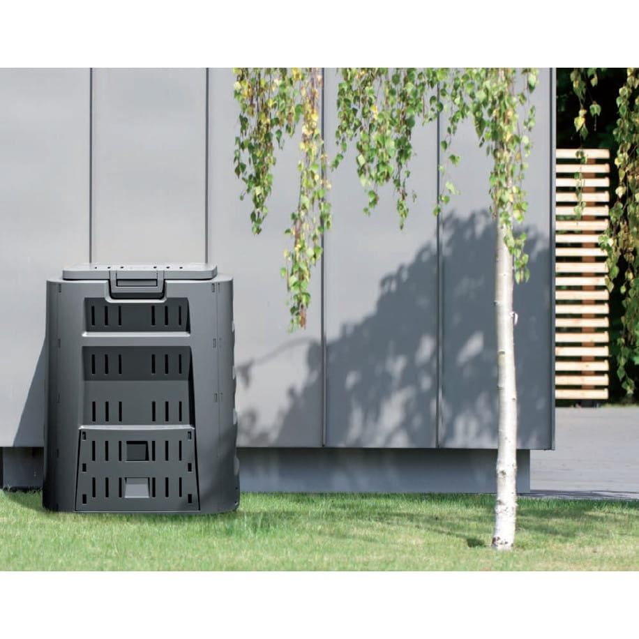 Compostor de gradina, 220 L, negru, Compogreen - eMAG.ro
