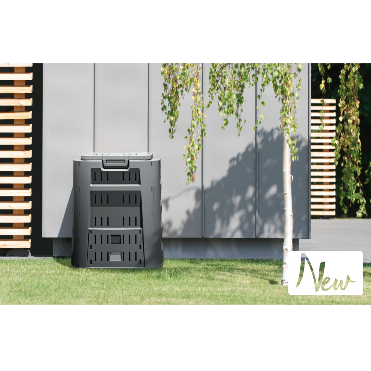 Prosperplast Compogreen Komposztáló, 320 l, IKST320C, Fekete - eMAG.hu