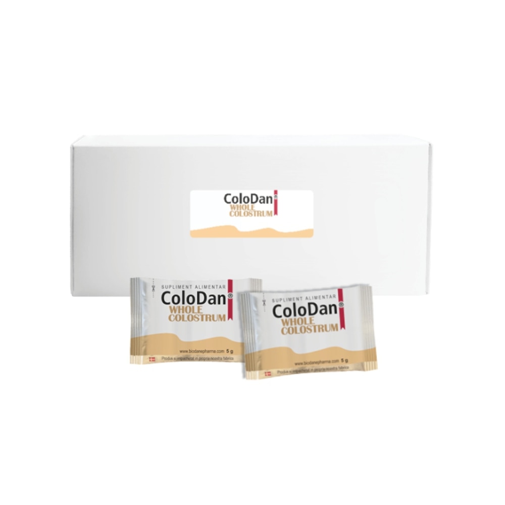 Colostru pudra, ColoDan, cutie cu 12 pliculete x 5 g - eMAG.ro