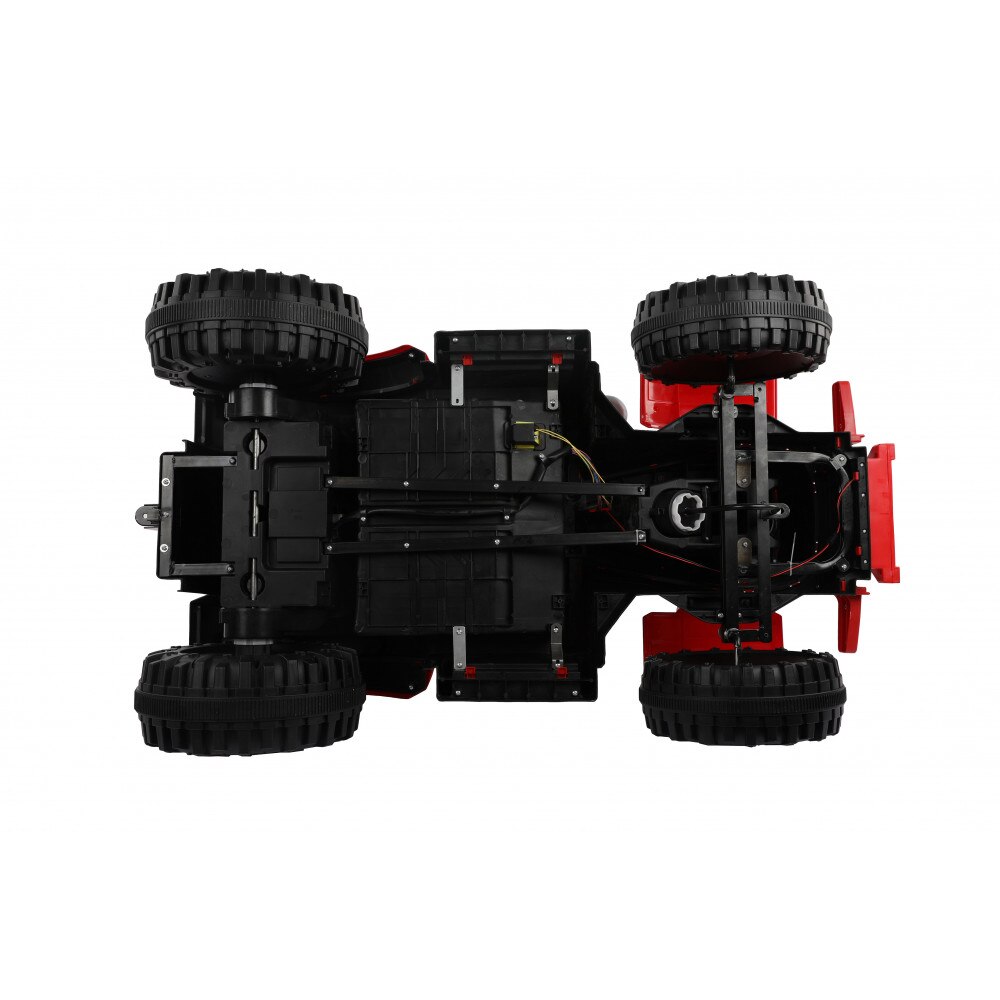 Tractor electric cu remorca si telecomanda Nichiduta Country Red - eMAG.ro