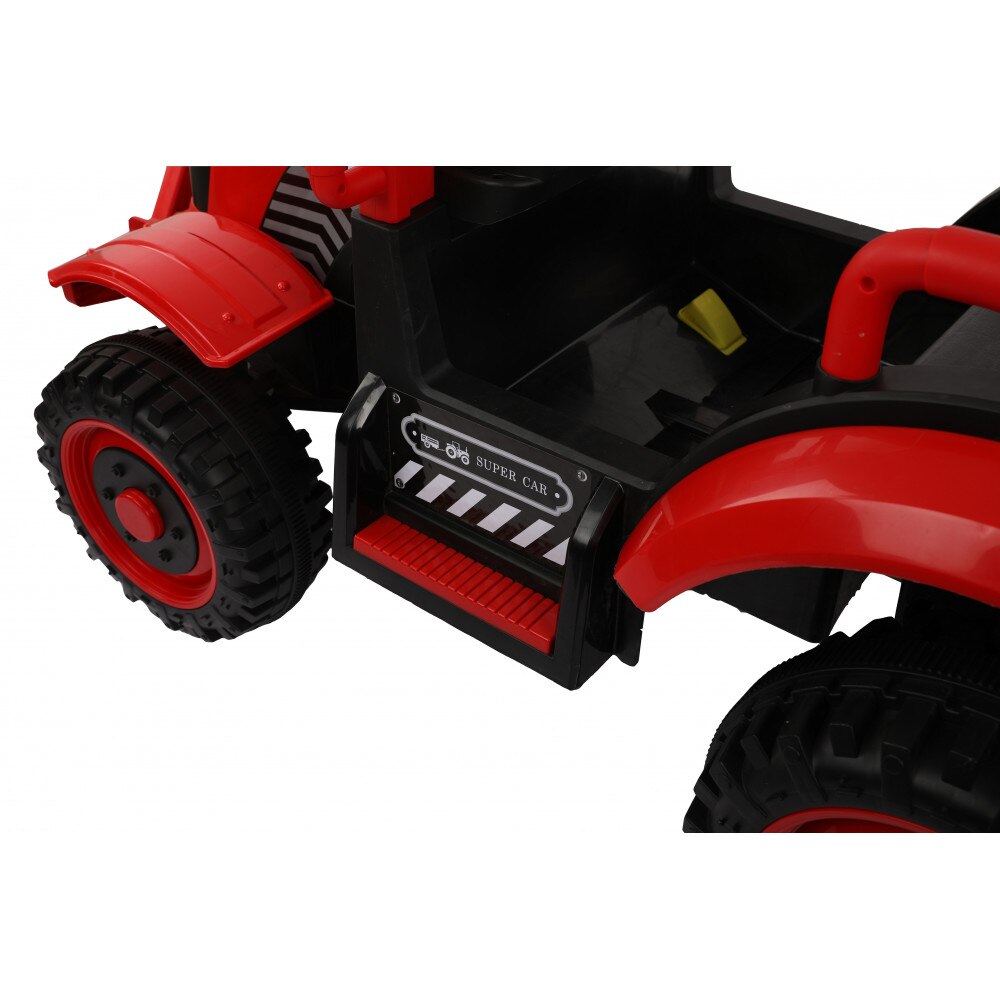 Tractor electric cu remorca si telecomanda Nichiduta Country Red - eMAG.ro