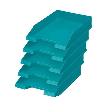 Set 5 tavite documente Herlitz A4 turcoaz - eMAG.ro