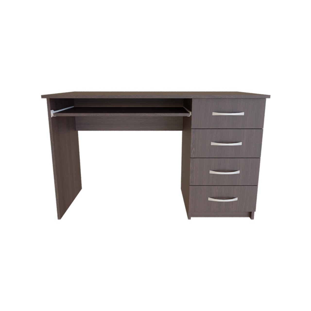 Birou Lewis wenge cu 4 sertare, 120x60x75cm - eMAG.ro