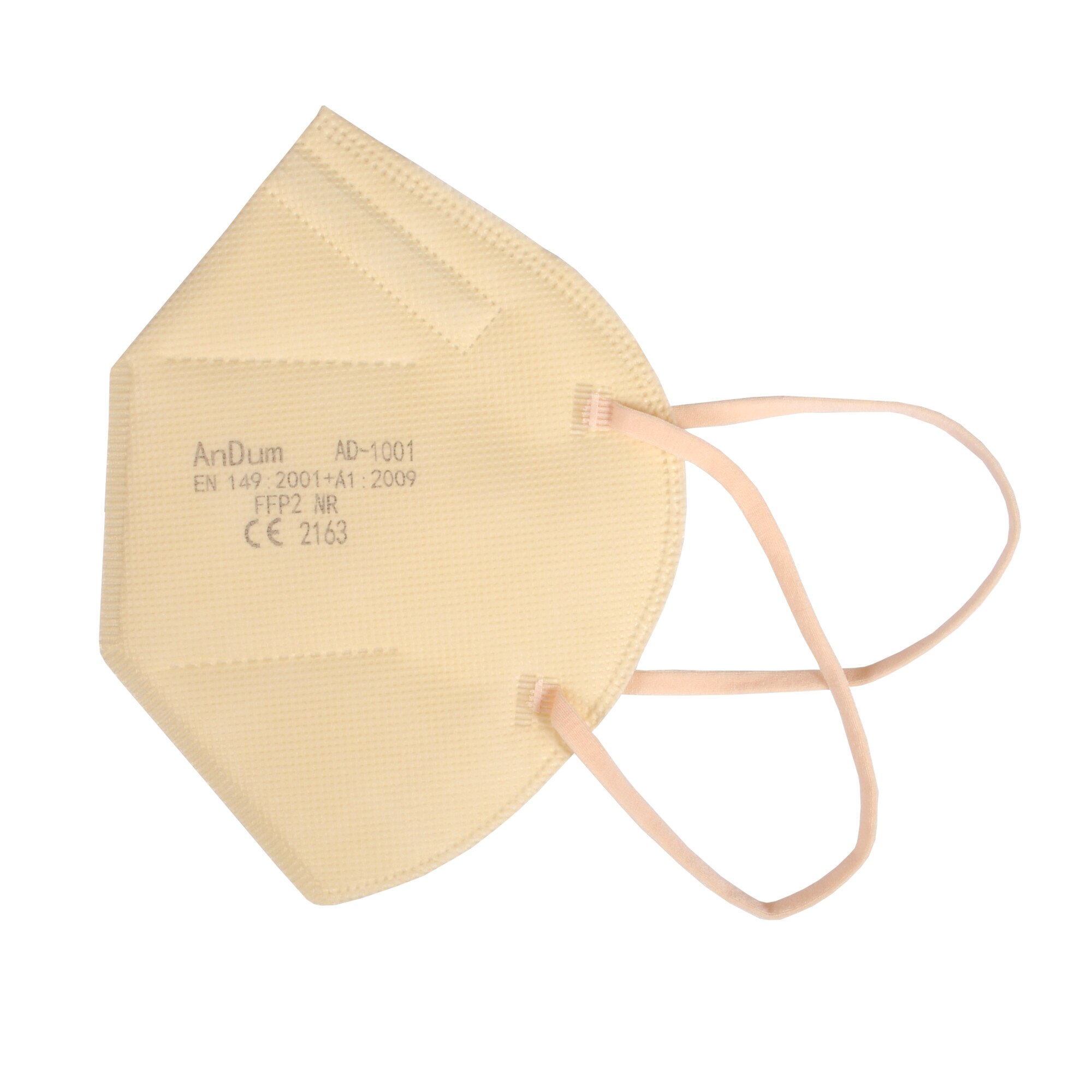 Masca Crem FFP2, model AD-1001, 5 straturi, Conforma cu CE 2163 ...