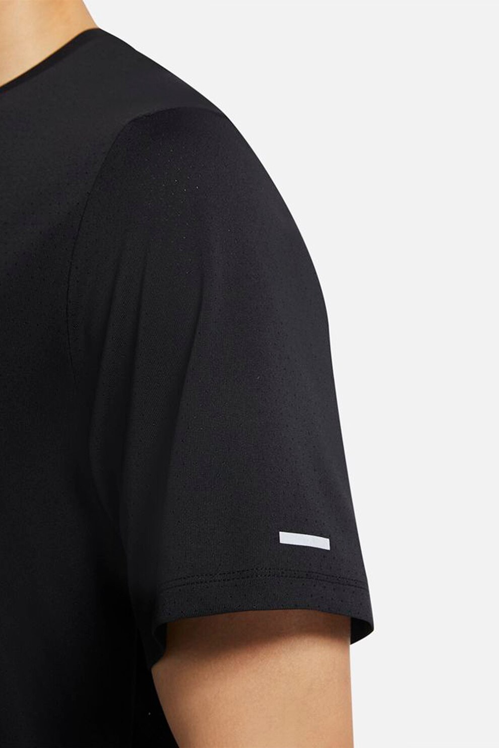 Nike, Тениска Miler Run Division с Dri-FIT, за бягане, Черен, M - eMAG.bg