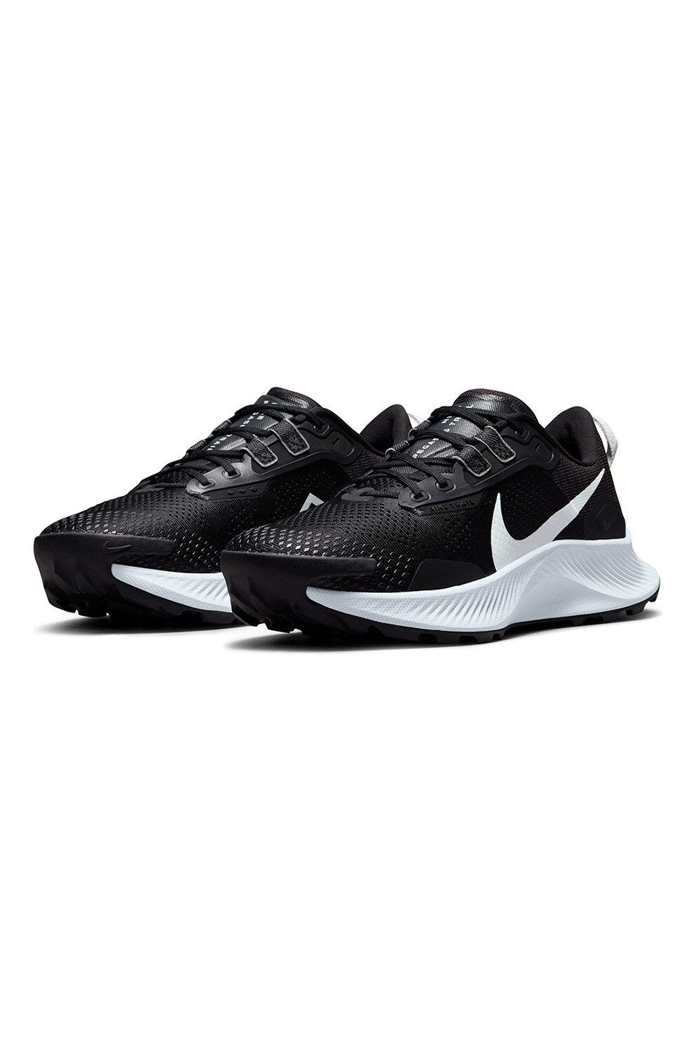 Nike, Pantofi cu talpa cu pete decorative pentru alergare Pegasus Trail ...