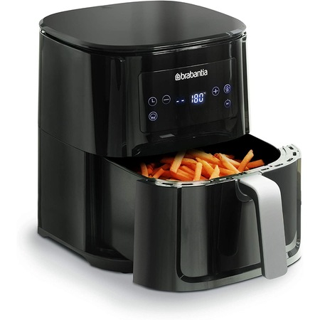Здравословен фритюрник с горещ въздух Brabantia Airfryer, Капацитет 5.5 ...