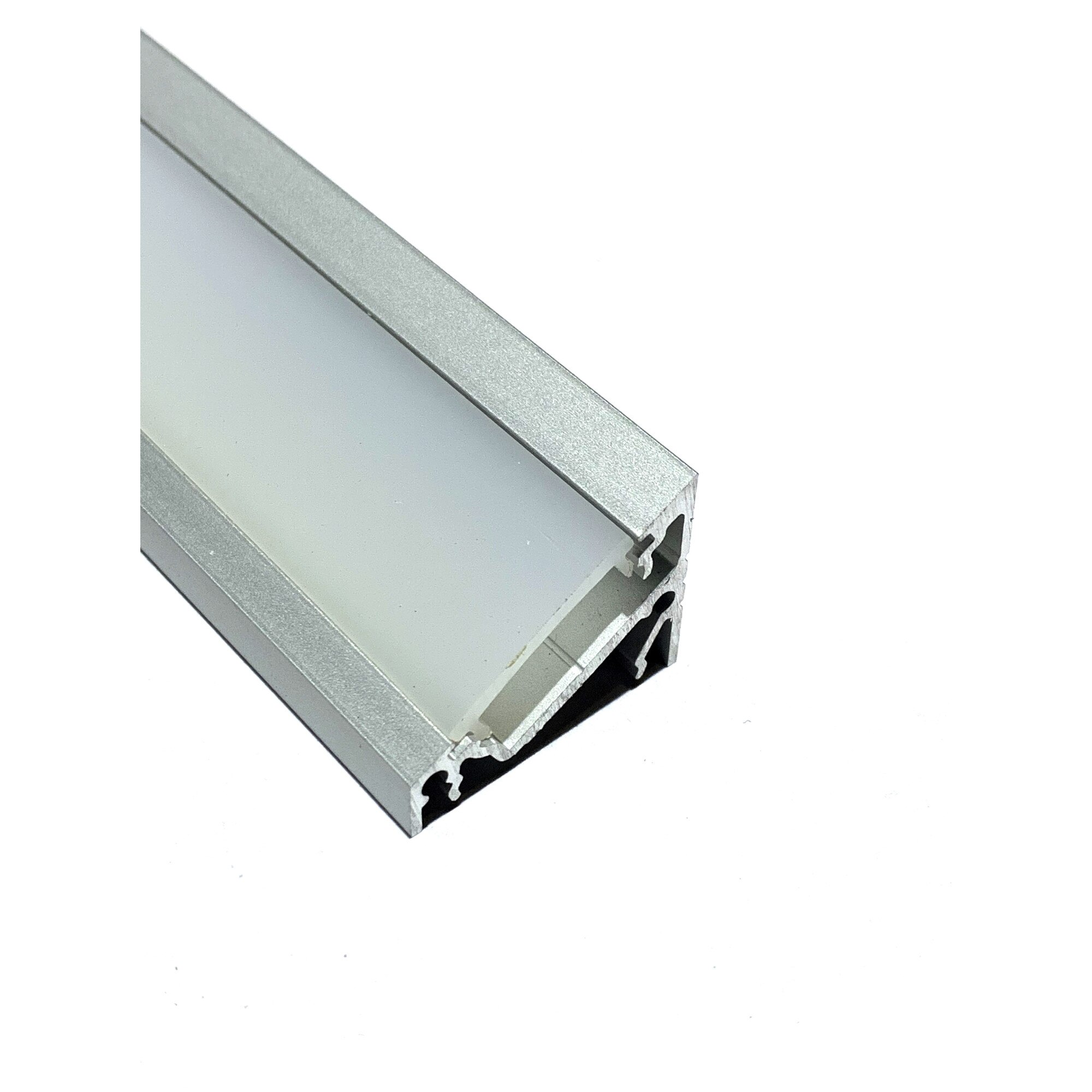 Bagheta luminoasa LED Corner14, 1ml, anodizat - eMAG.ro