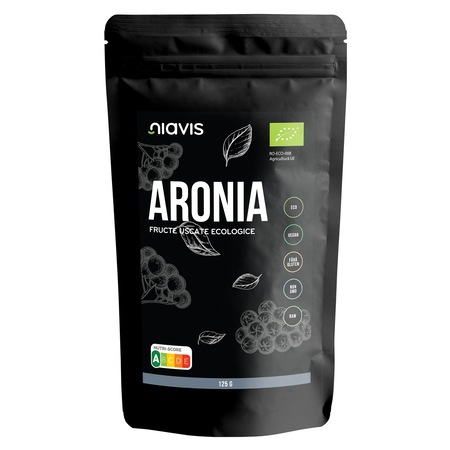 Aronia Fructe Uscate Raw Ecologice 125g - eMAG.ro