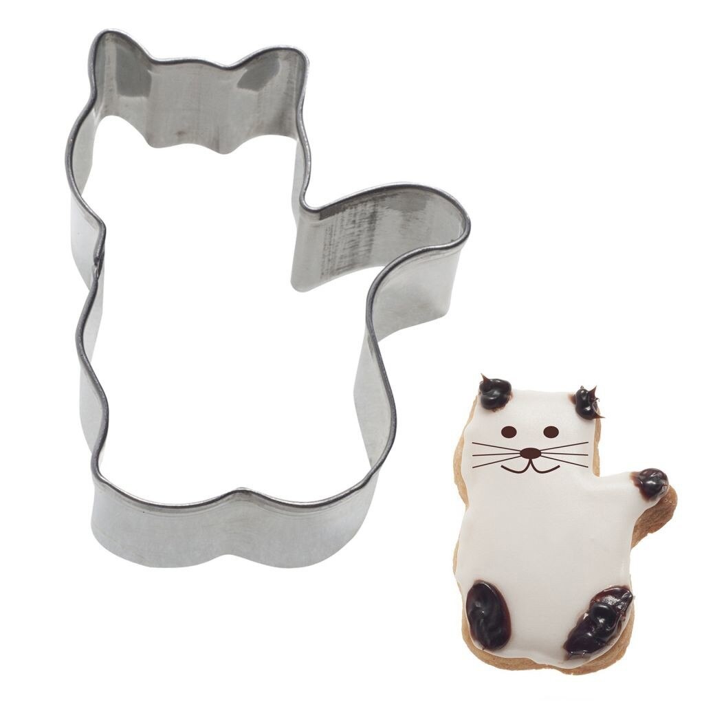 Forma cutter biscuiti, pisica, 5 cm, inox - Westmark - eMAG.ro