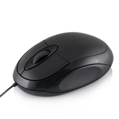 Mouse USB, Logic, LM-11, 1000 dpi, Design clasic si compact, Negru ...