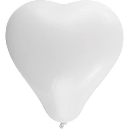 Set 6 baloane inimi albe 15-30 cm Stylex - eMAG.ro