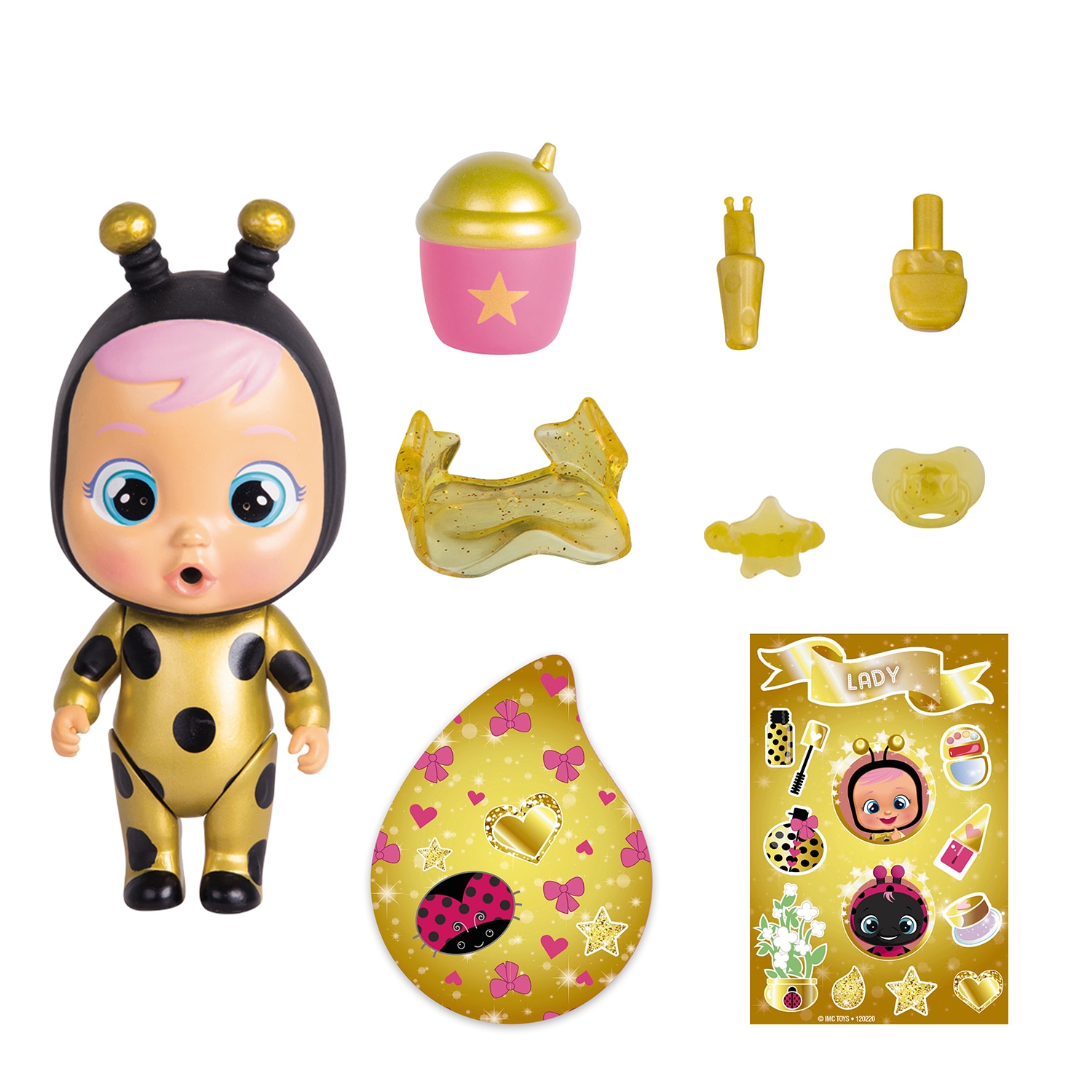 Papusa Cry Babies Magic Tears - Gold edition - eMAG.ro