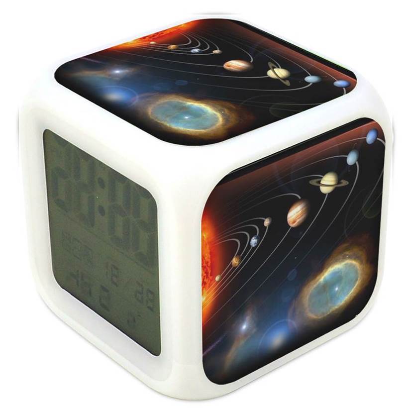 Ceas desteptator cu lumina schimbatoare Sistemul nostru solar 37 ...