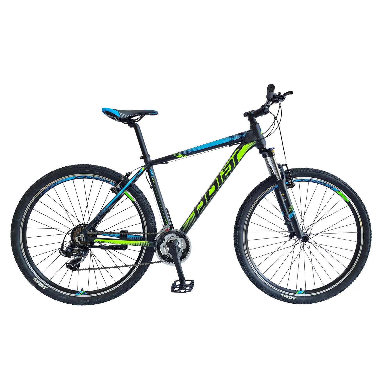 Bicicleta Mtb Polar Mirage Comp - 29 Inch, XL, Negru-Albastru - eMAG.ro