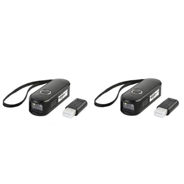 Set cititoare portabile de coduri de bare, Bluetooth, 2 bucati, Negru ...