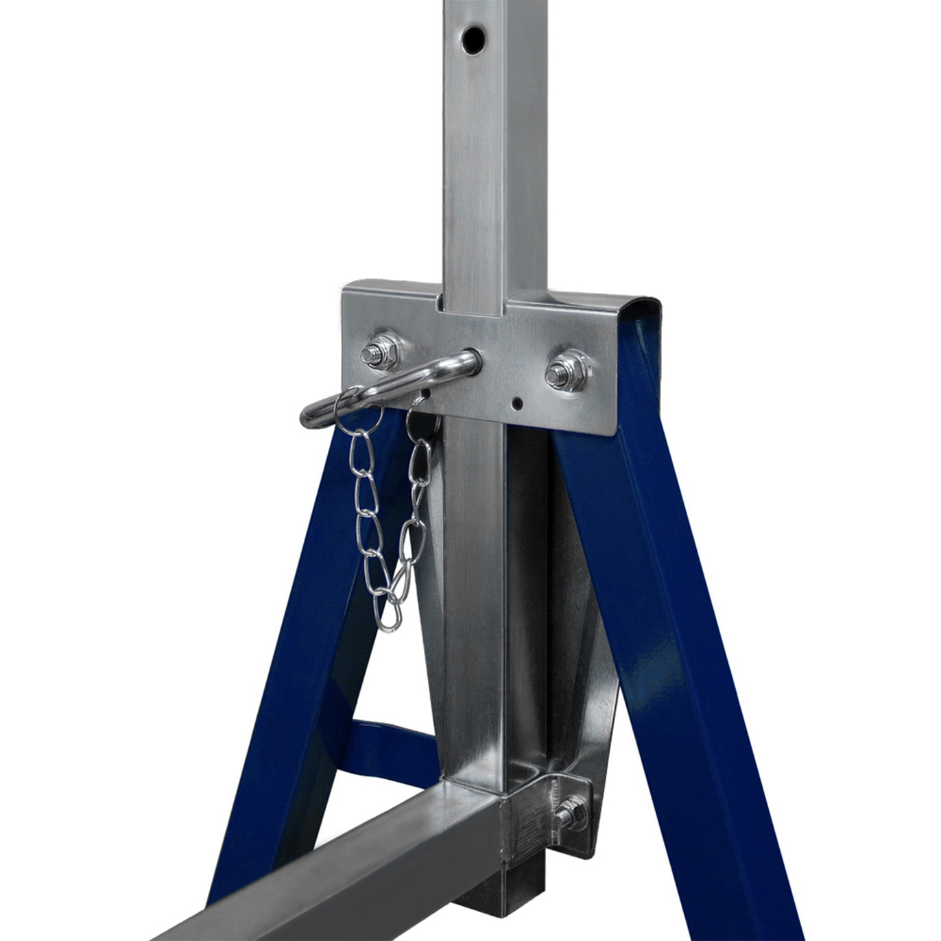 Set 2 x Capra de schela, Reglabil, Otel, Albastru, Max. 200 kg - eMAG.ro