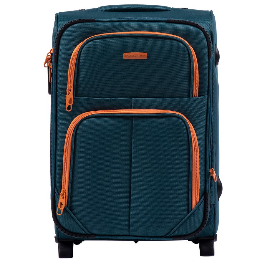 Troler Mediu, Extensibil, WINGS, 2 Roti, W214 - 63 cm, Turcoaz - eMAG.ro