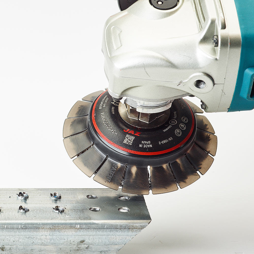 Perie Conica Toroane cu Protectie Ø 100mm, JAZ, sarma otel 0,50mm, M14 ...