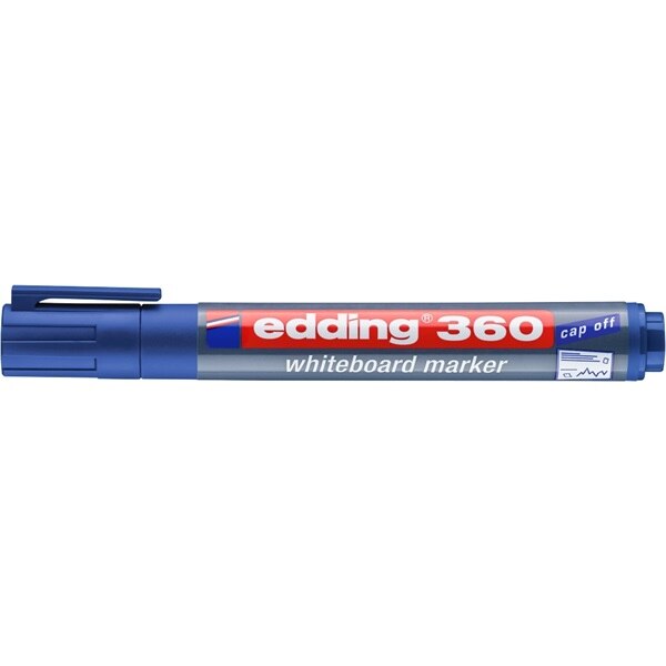 Маркер, Edding, 1,5 - 3 мм, син - eMAG.bg