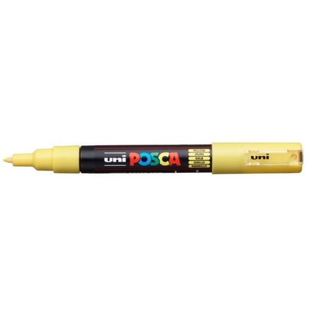 Marker Posca, Uni, 0.7-1 mm, Galben - eMAG.ro