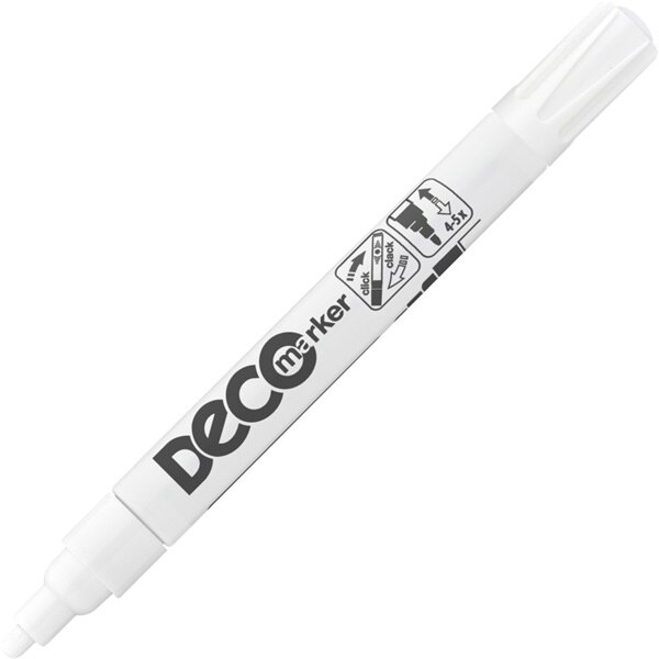 Marker, ICO, 2-4mm, Alb - eMAG.ro