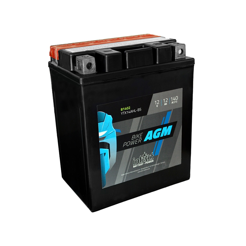 Мото aкумулатор intAct Bike-Power AGM, YTX14AHL-BS - eMAG.bg
