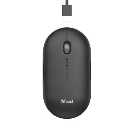 Mouse optic Trust, 4 nivele DPI, Ultra subtire, Negru - eMAG.ro
