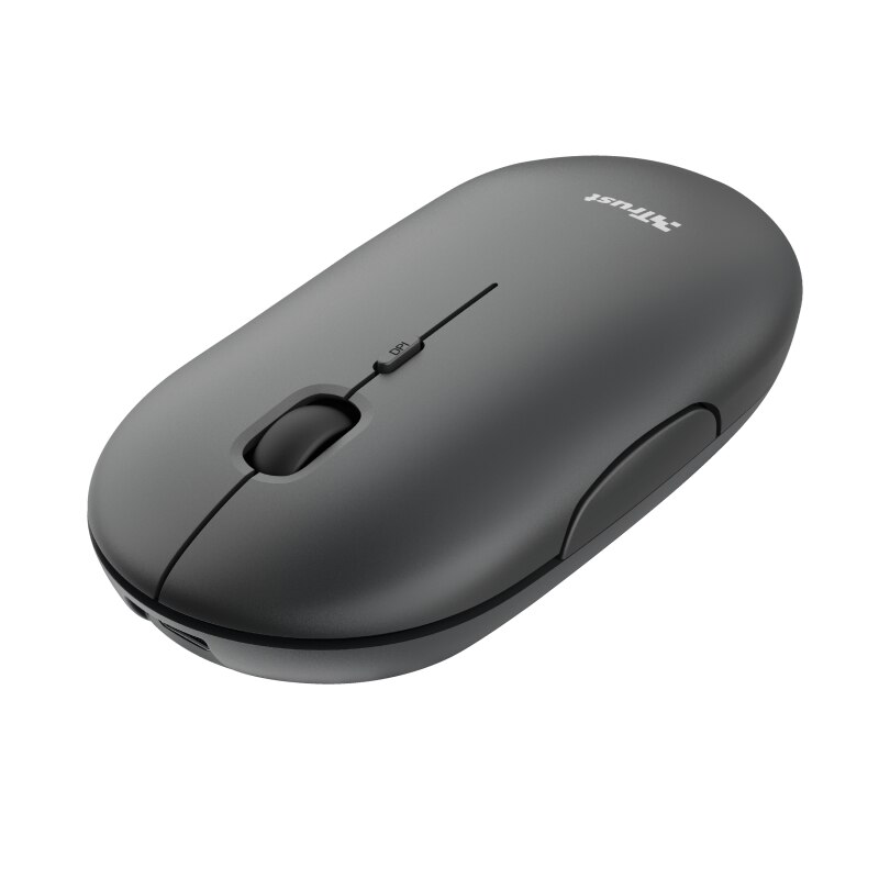 Mouse optic Trust, 4 nivele DPI, Ultra subtire, Negru - eMAG.ro
