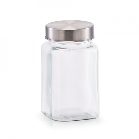 Borcan din sticla cu capac din inox,420 ml Zeller - eMAG.ro