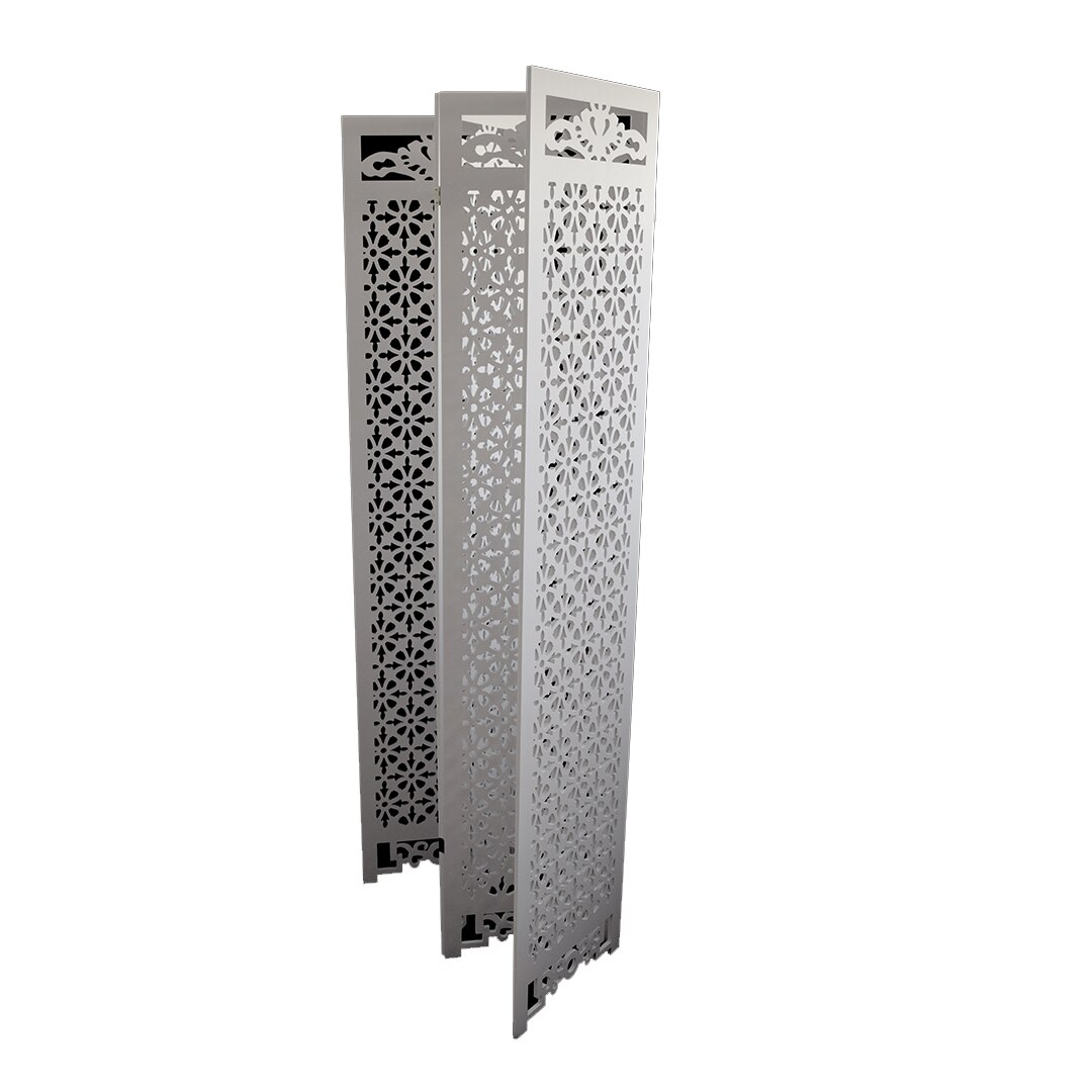 Paravan de camera cu 4 panouri, Naimeed D92, culoare alb, 180 x 39 cm ...