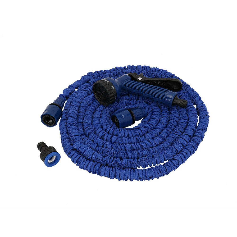 Furtun extensibil de gradina cu pistol multifunctional pentru udat ...