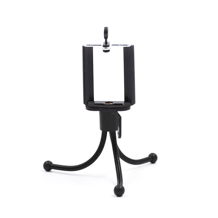 Mini trepied universal MaffStuff®, flexibil si reglabil, pentru telefon ...