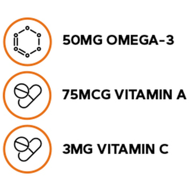 GNC Milestones Kids DHA acizi grasi omega 3, copii 2-12 ani, cu aroma ...