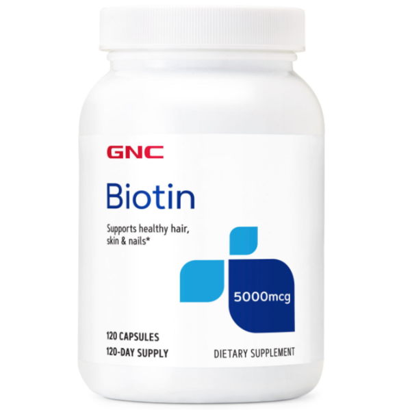 GNC Biotin 5000 mcg, 120 capsule - eMAG.ro