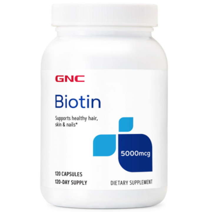 GNC Biotin 5000 mcg, 120 capsule - eMAG.ro